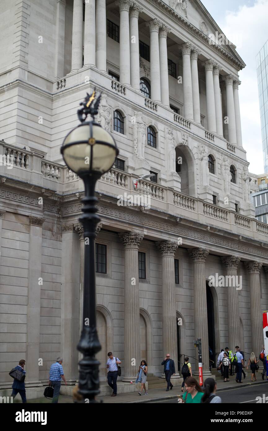 Bank of England, Threadneedle street, London Stock Photo - Alamy