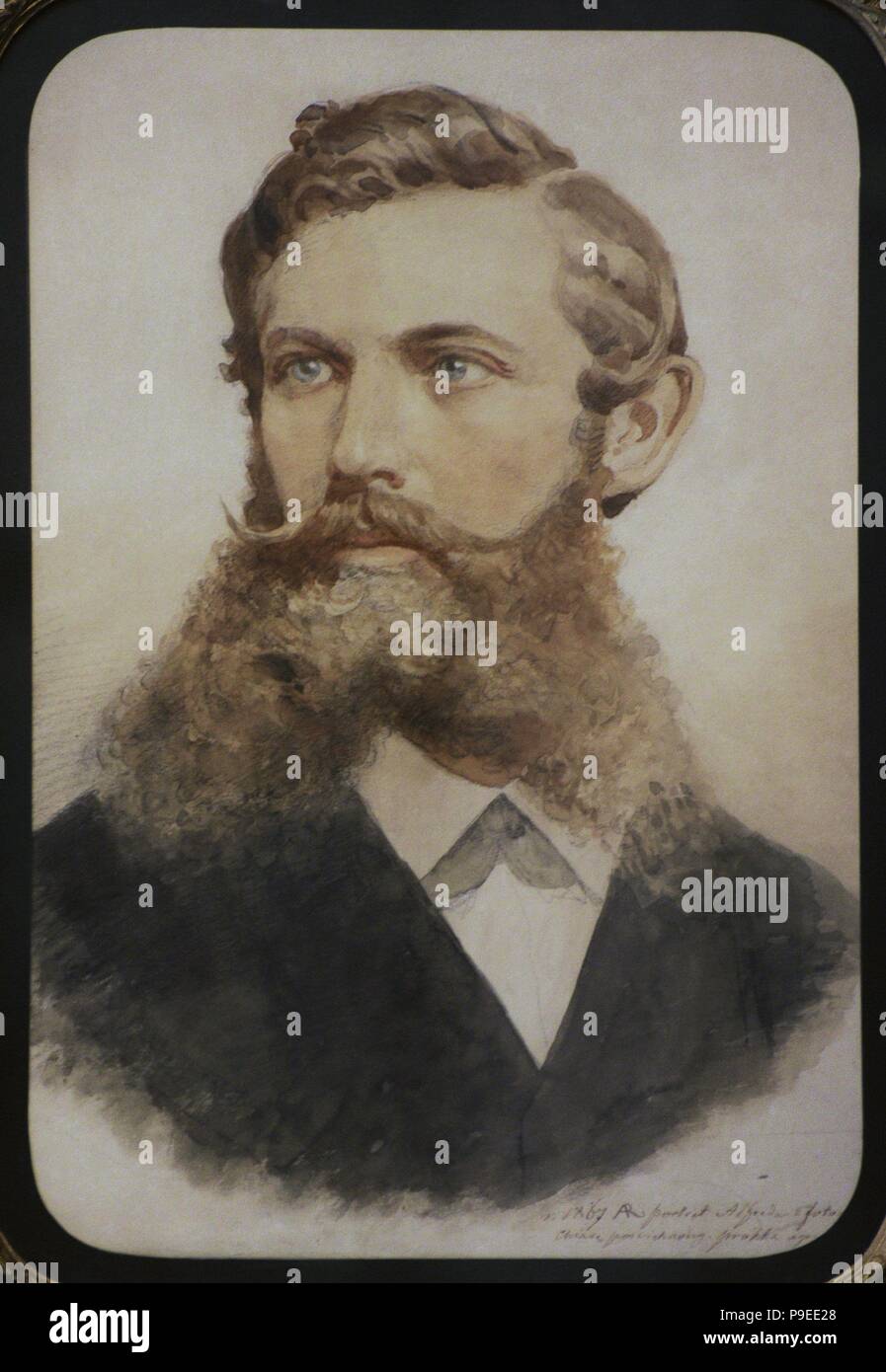 Alfred Romer (1832-1897). Painter and medalist born in Vilnius. Self ...