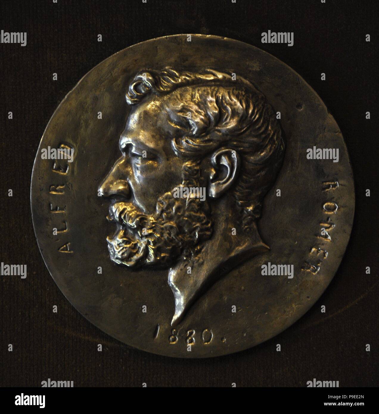 Alfred Romer (1832-1897). Painter and medalist born in Vilnius. Self ...