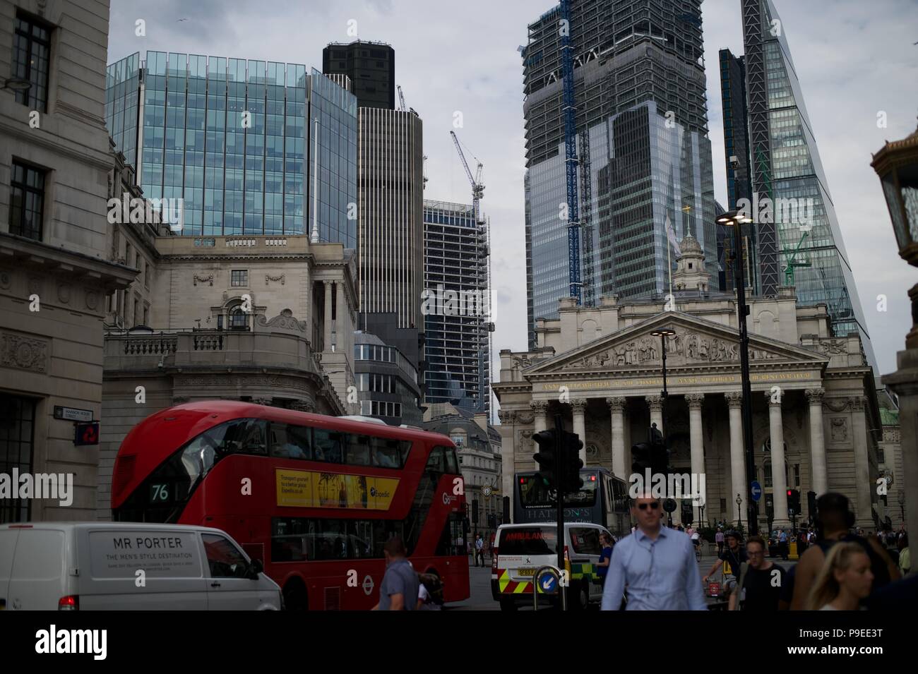 London commercial street victorian and modern architecture hi-res stock ...