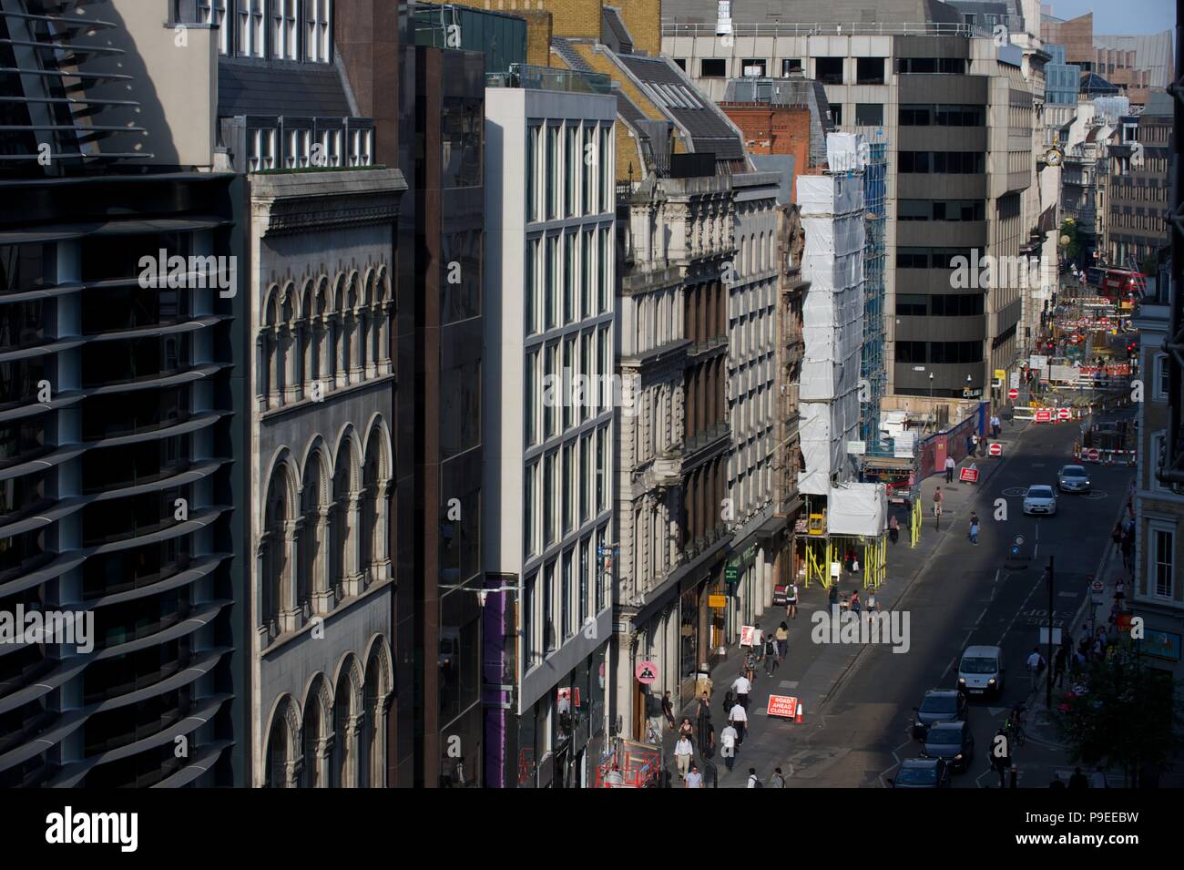 Cannon Street, central london Stock Photo - Alamy