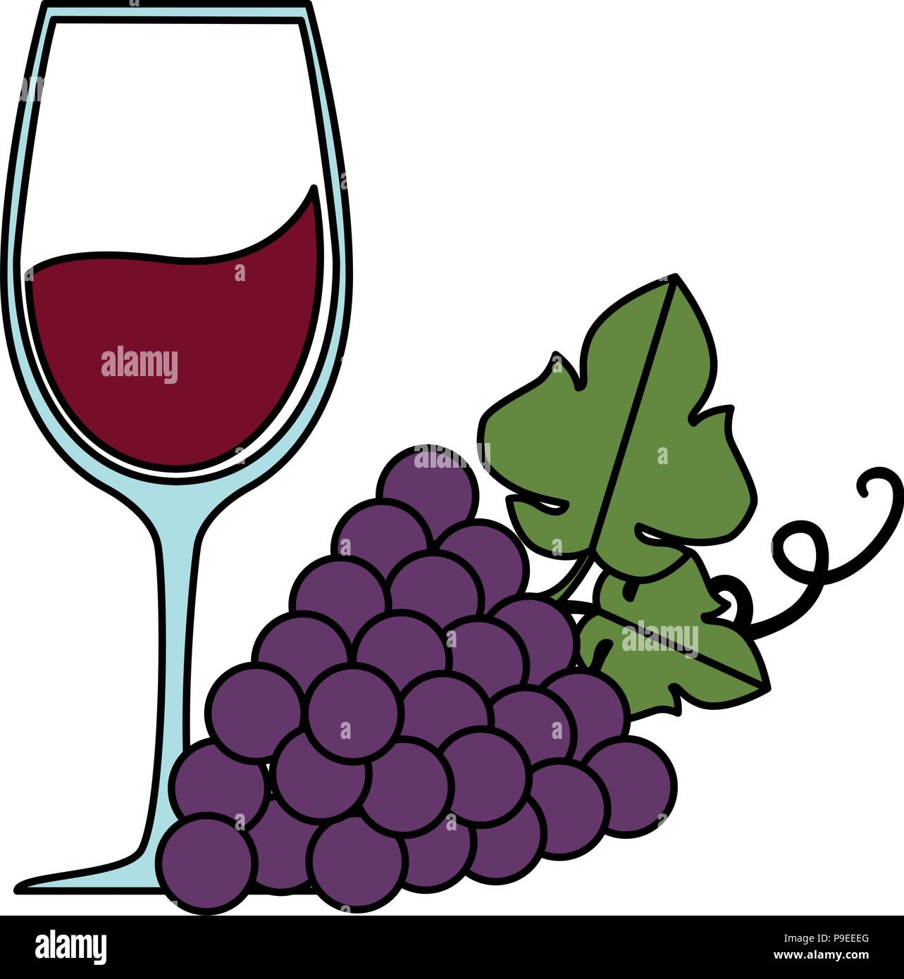 Cluster Of Fruits Stock Vector Images - Alamy