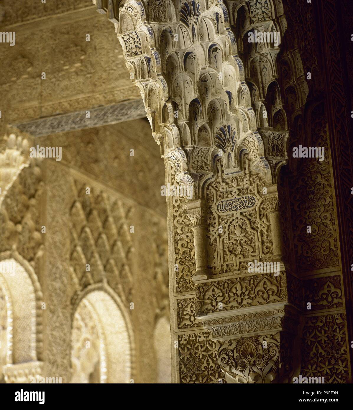 Granada, Andalusia, Spain. The Alhambra. Royal palace built in 1238 by ...