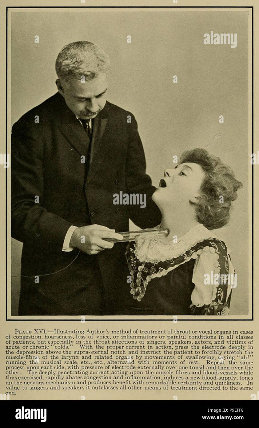 vintage medical implement strange bizarre electrotherapy Stock Photo ...