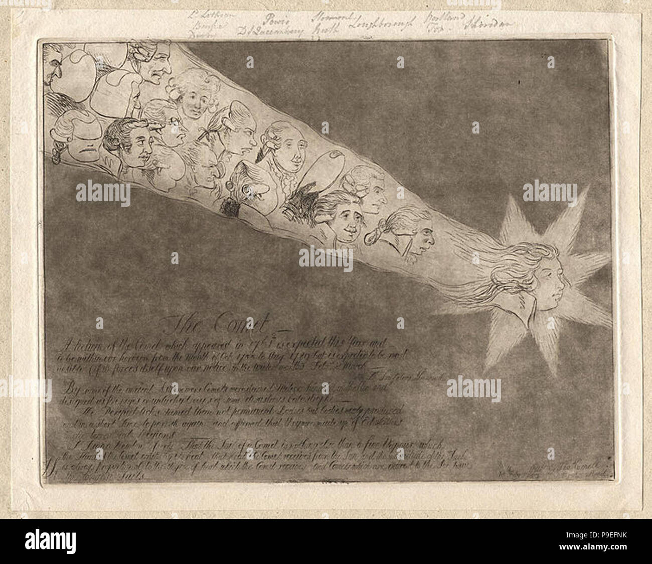 vintage comet illustrations Stock Photo - Alamy