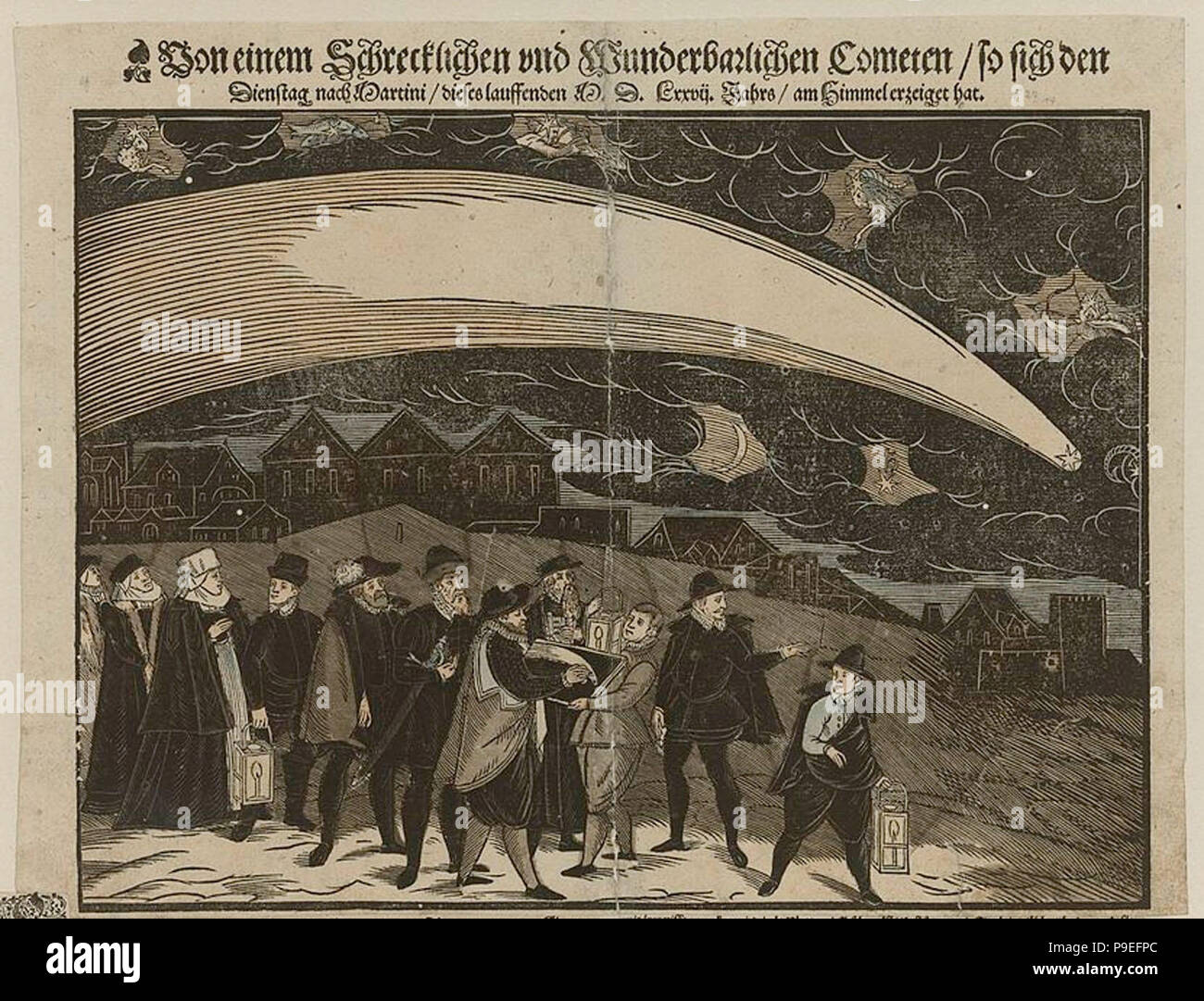 vintage comet illustrations Stock Photo - Alamy