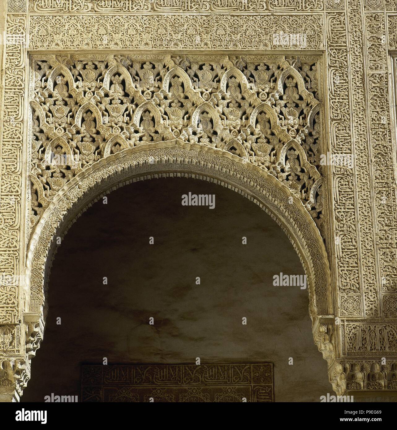 Granada, Andalusia, Spain. The Alhambra. Royal palace built in 1238 by ...