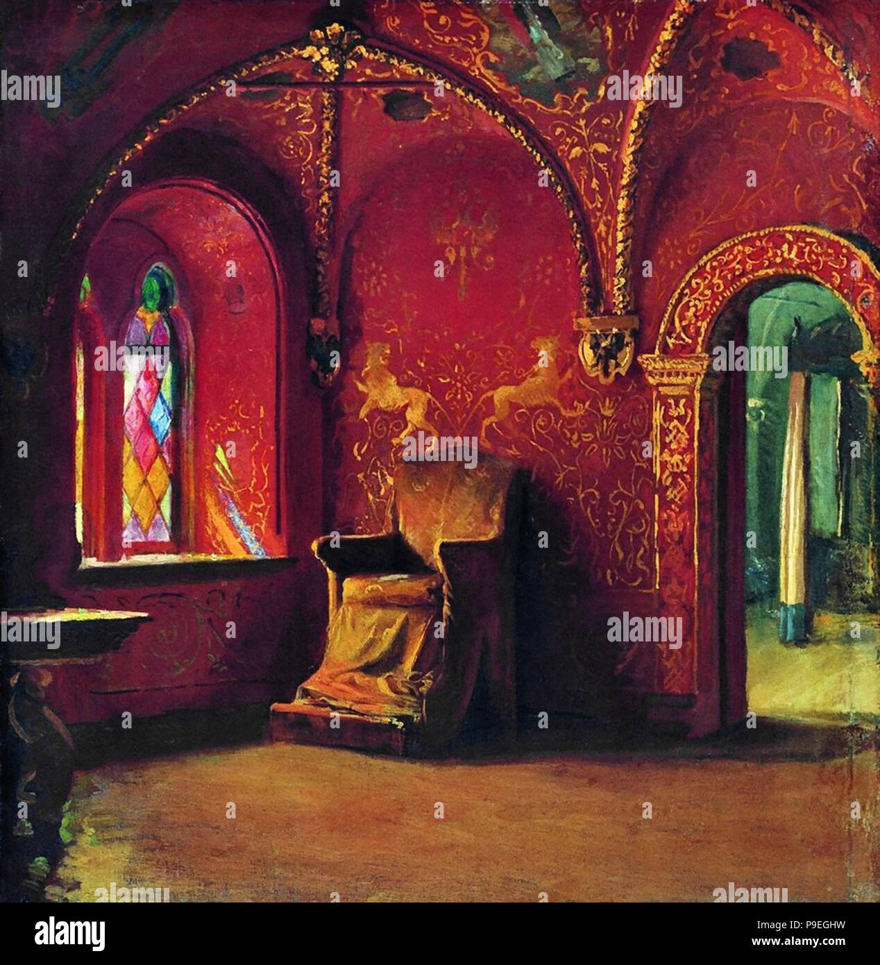 Red chamber hi-res stock photography and images - Alamy