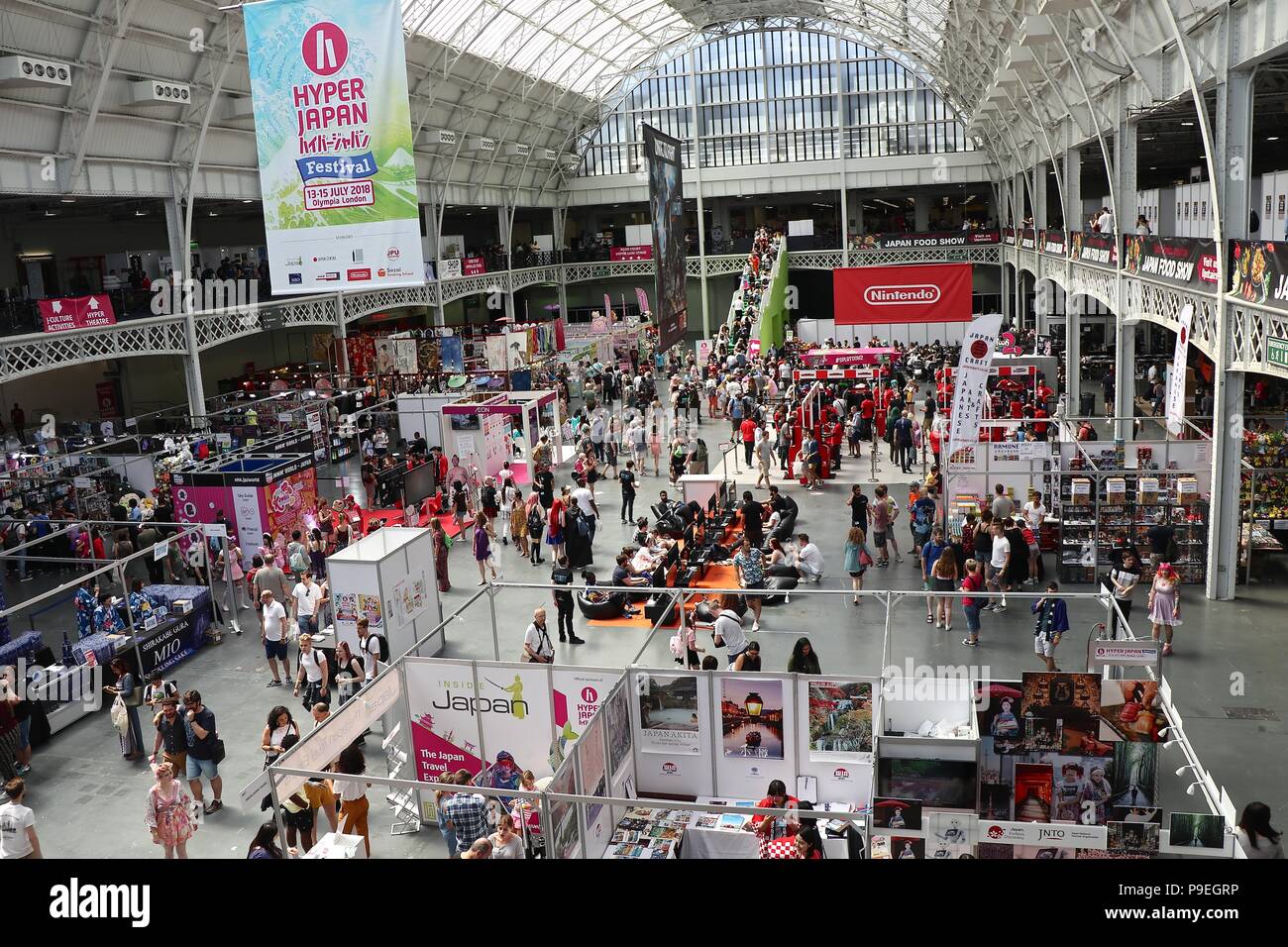 Hyper Japan 15 July 2018 AT OLYMPIA LONDON Stock Photo - Alamy
