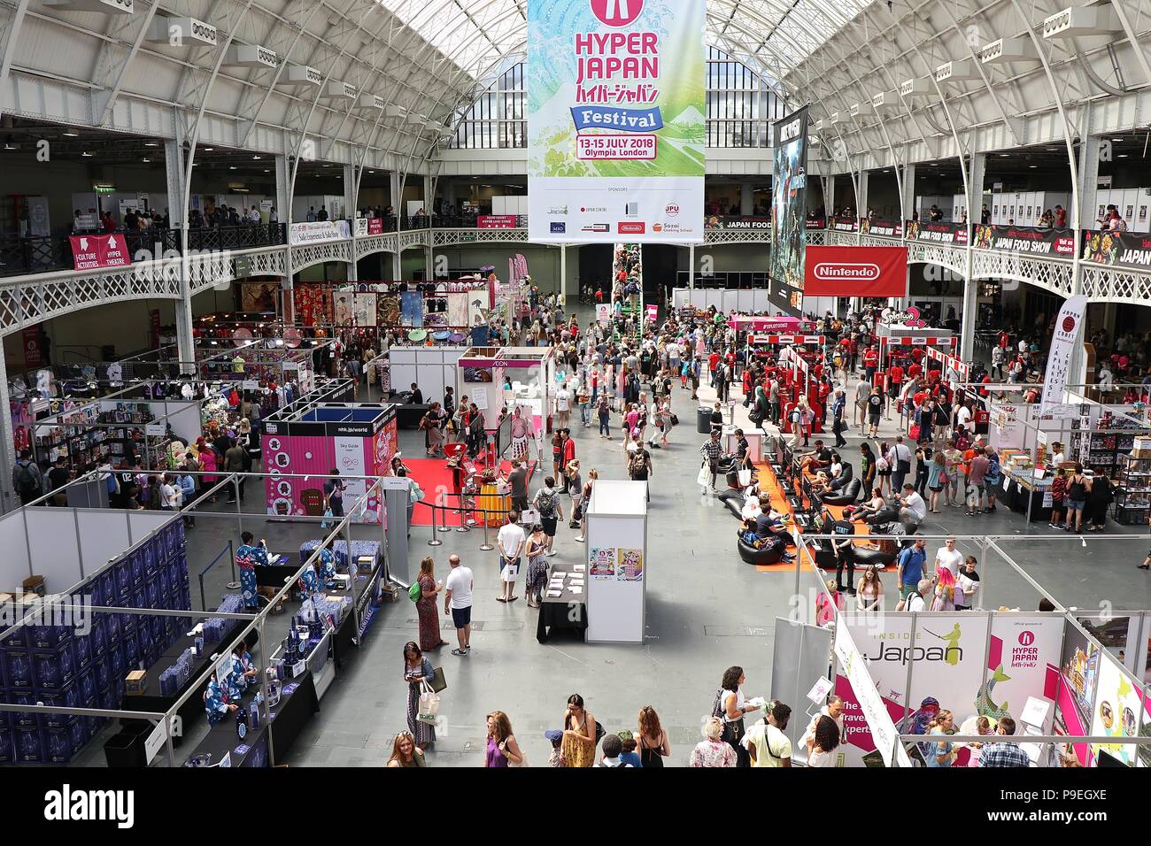 Hyper Japan 15 July 2018 AT OLYMPIA LONDON Stock Photo - Alamy