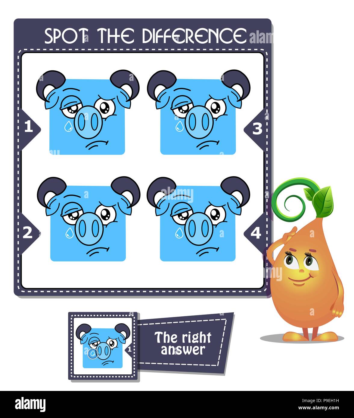 Spot the difference puzzle hi-res stock photography and images - Alamy