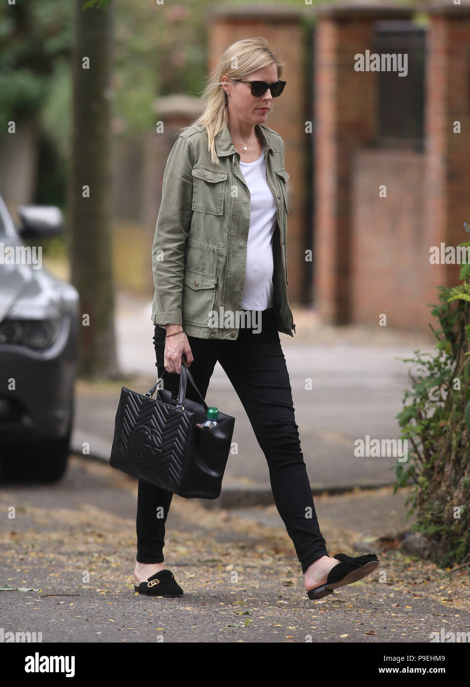 Ali Astall, wife of Declan Donnelly, out and about in Richmond wearing ...