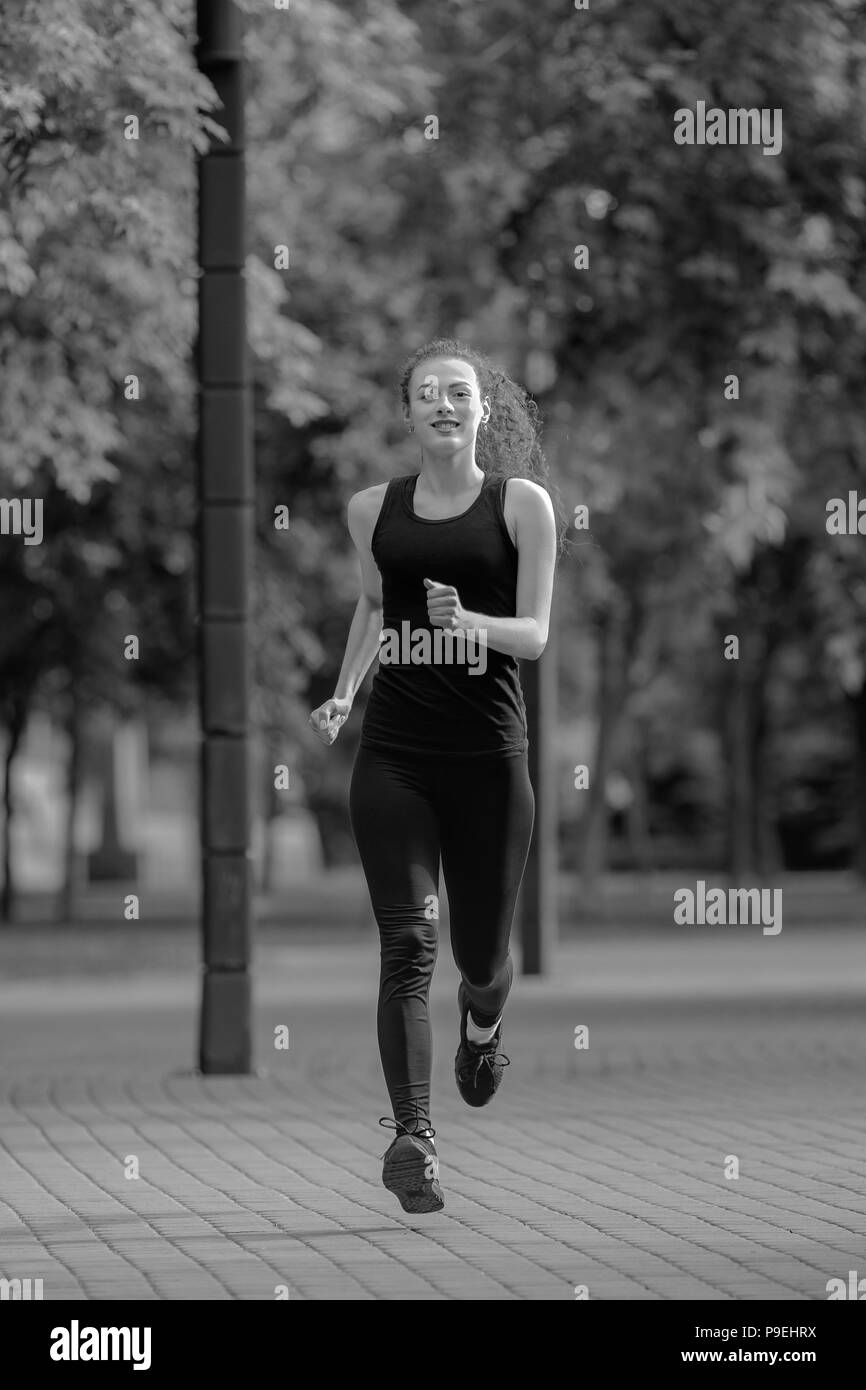 Jog park Black and White Stock Photos & Images - Alamy