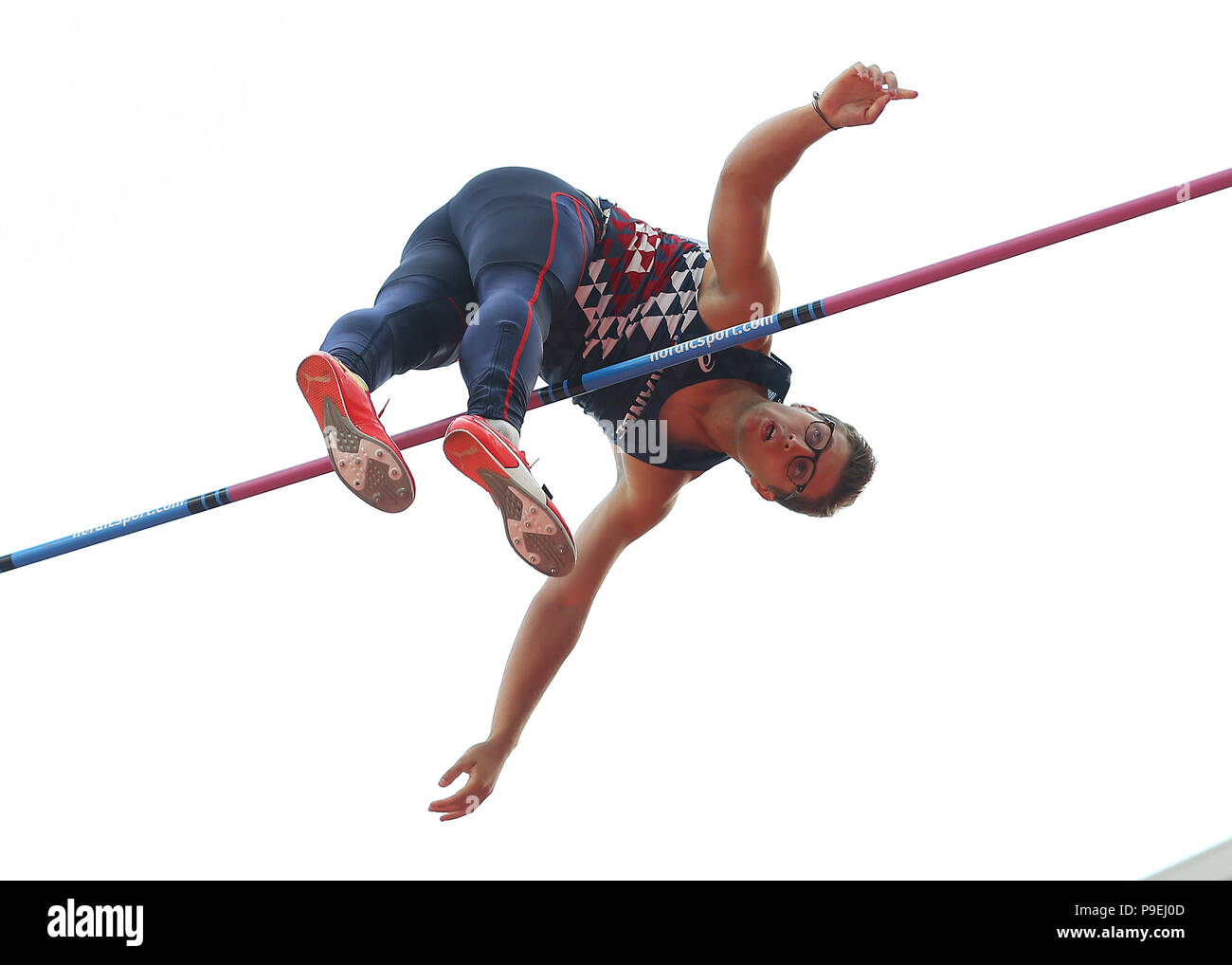 Axel Chapelle of France competes in the Mens Pole Vault during day two ...