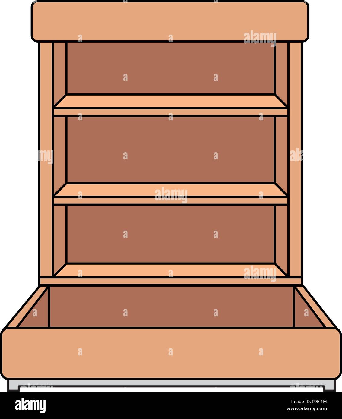 supermarket shelving empty icon Stock Vector Image & Art - Alamy