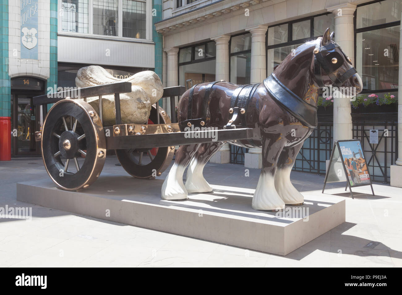 City of London Sarah Lucas' Clydesdale 'Perceval' of 2006 in Cullum ...