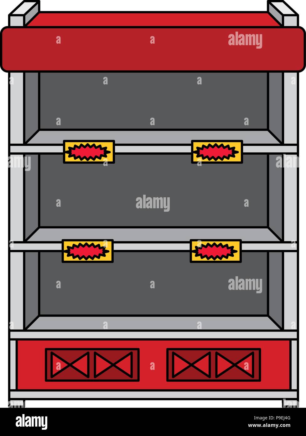 supermarket shelving empty icon Stock Vector Image & Art - Alamy