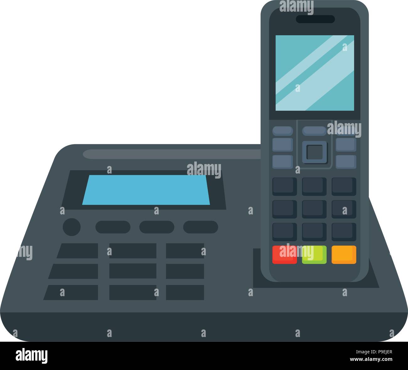 office digital telephone icon Stock Vector Image & Art - Alamy