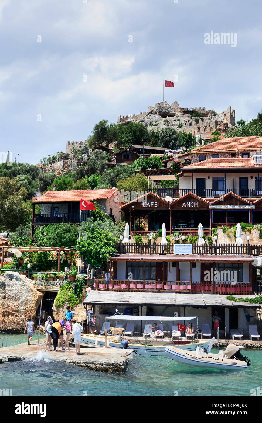 Village Kaleköy, ancient Simena, Antalya Stock Photo - Alamy