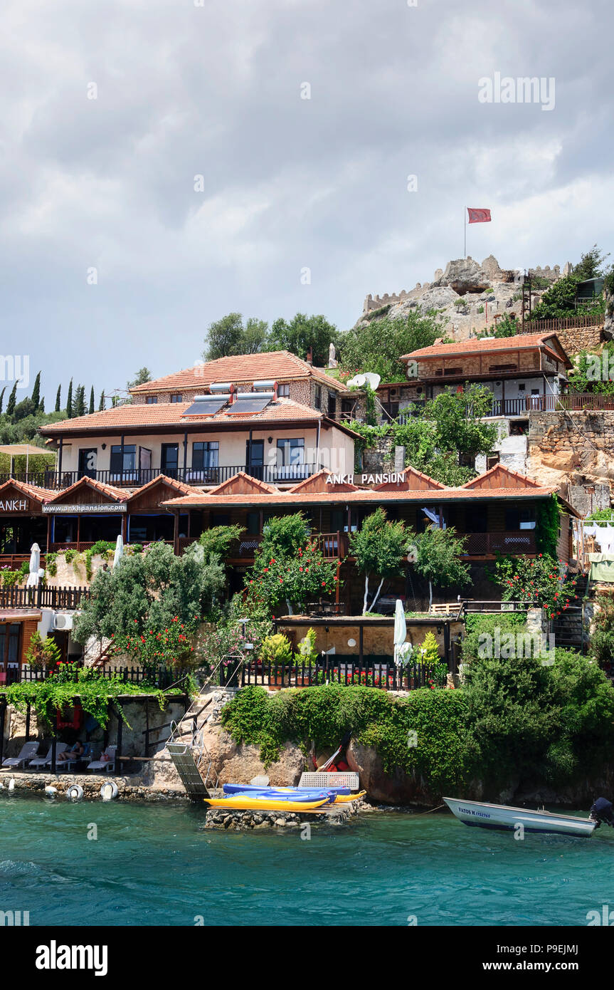 Village Kaleköy, ancient Simena, Antalya Stock Photo - Alamy