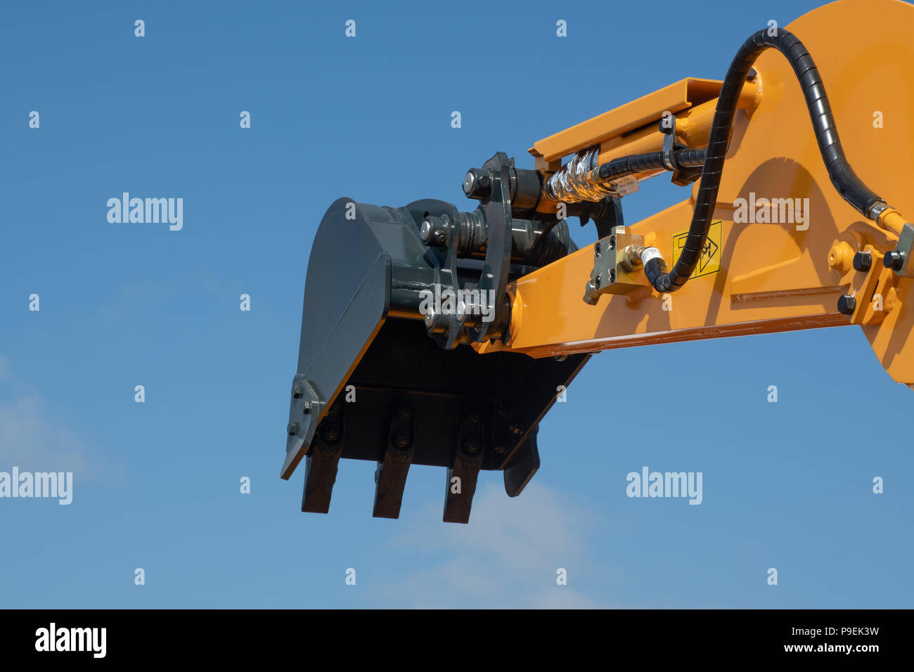 Arm of earth moving excavator Stock Photo - Alamy