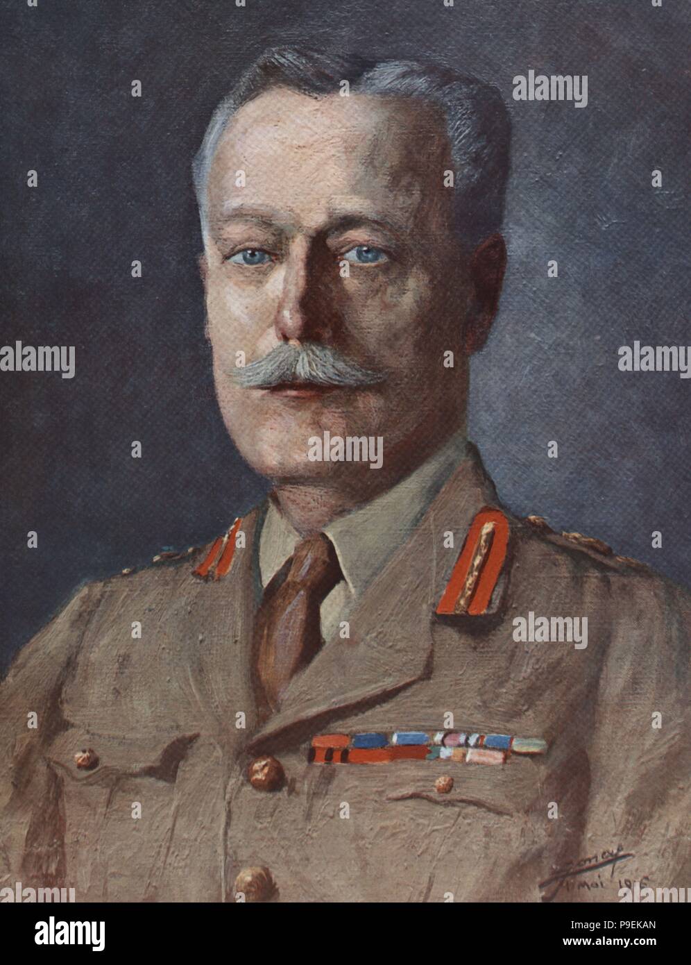 Douglas Haig (1861-1928), jefe del arma expedicionaria británica en ...