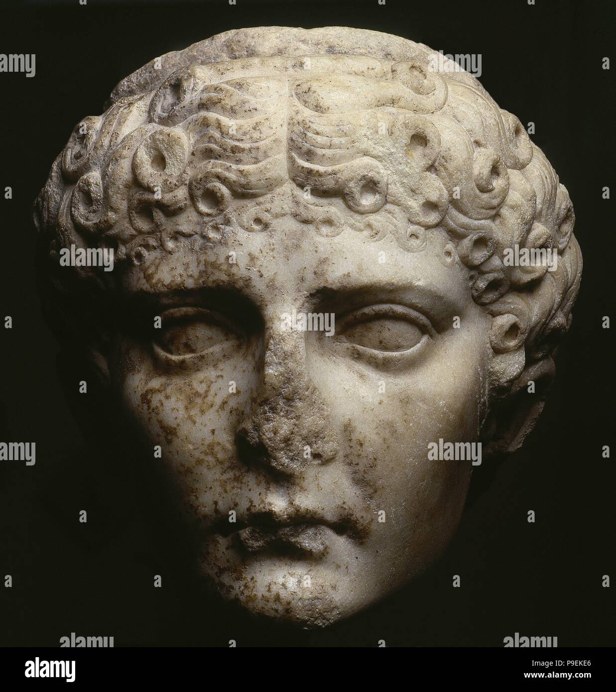 Agrippina the Younger (ca.15-59 AD). Roman Empress. Head in marble. 1st ...