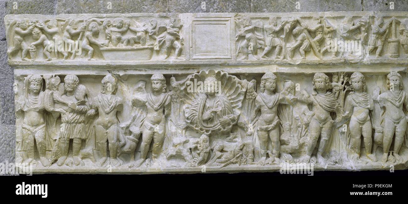 Roman sarcophagus 4th century hi-res stock photography and images - Alamy