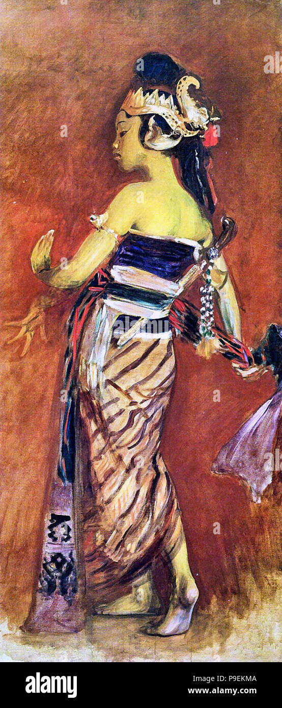 Sargent John Singer - a Javanese Dancer 1 Stock Photo - Alamy