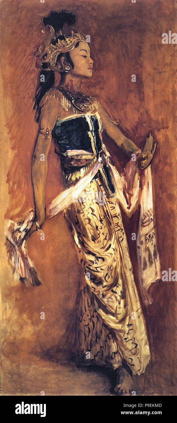 Sargent John Singer - a Javanese Dancer 2 Stock Photo - Alamy