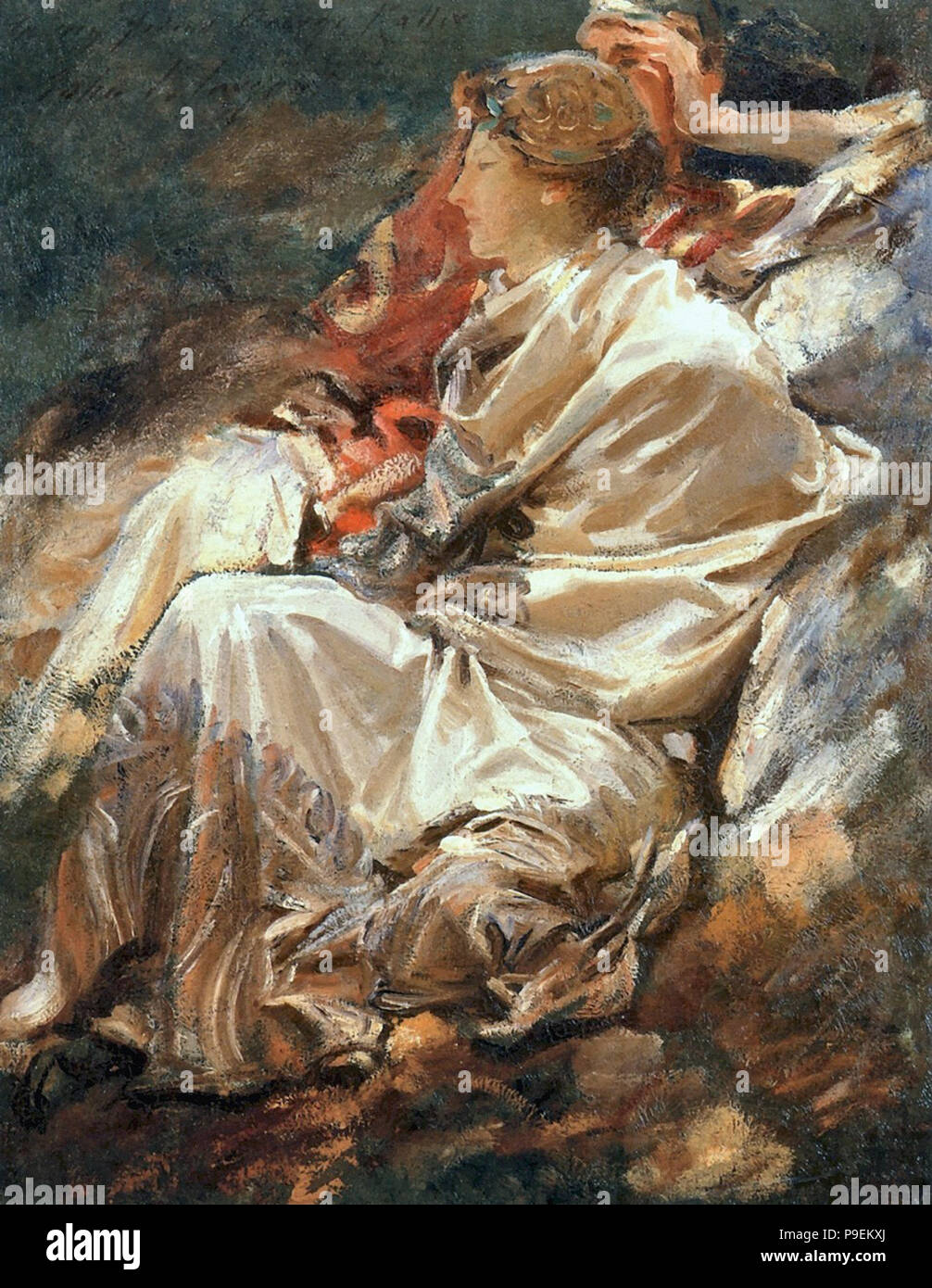 Sargent John Singer - Cashmere Shawl (Dorothy Barnard and Nicola D ...