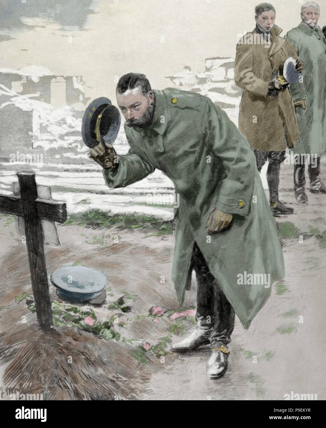 Ww1 soldiers drawing hi-res stock photography and images - Alamy