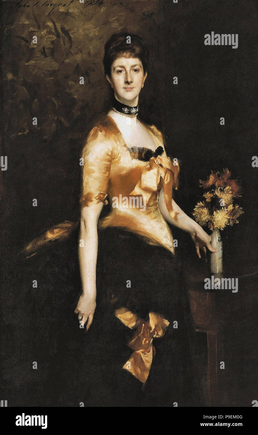 Sargent John Singer - Edith Lady Playfair (Edith Russell Stock Photo ...