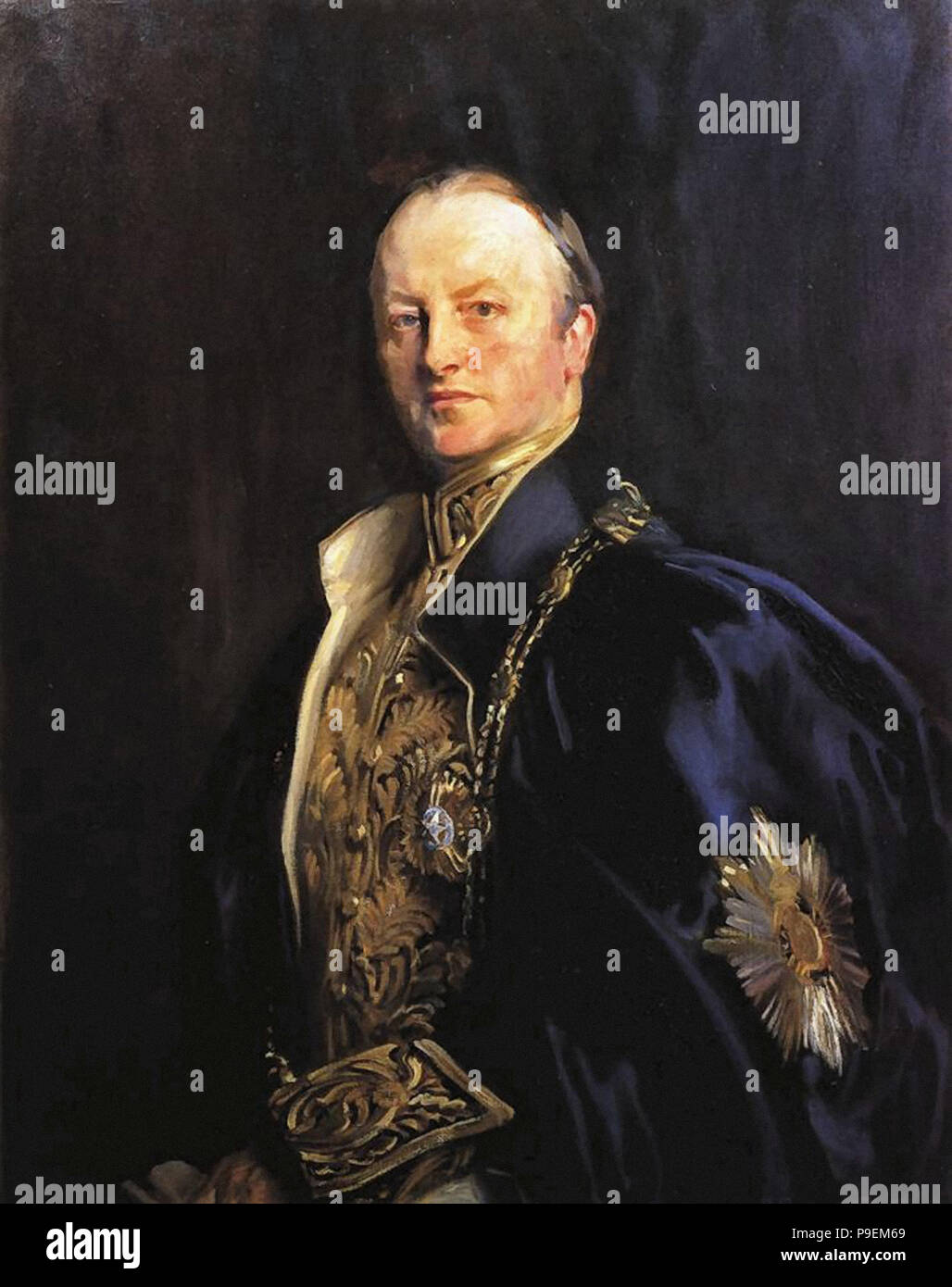Sargent John Singer - George Nathaniel Curzon Stock Photo - Alamy