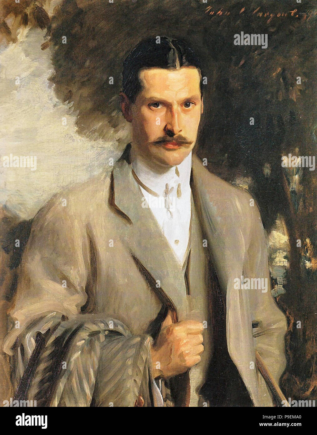 Sargent John Singer - John Ridgely Carter Stock Photo - Alamy