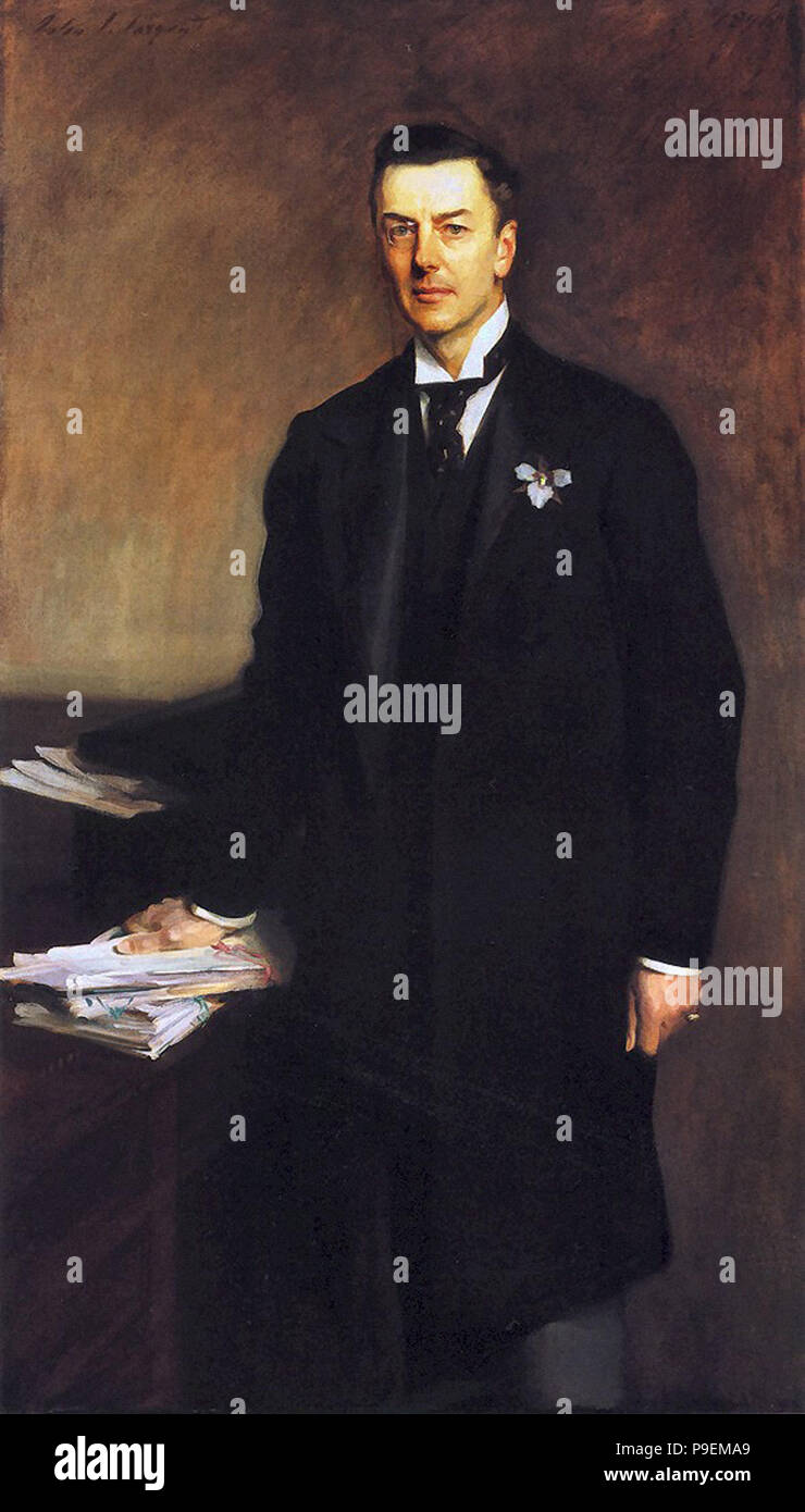 Sargent John Singer - Joseph Chamberlain Stock Photo - Alamy