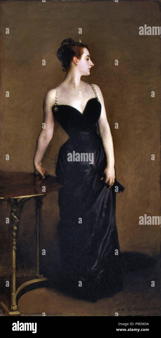 Sargent John Singer - Madame X (Madame Pierre Gautreau) 2 2 Stock Photo ...