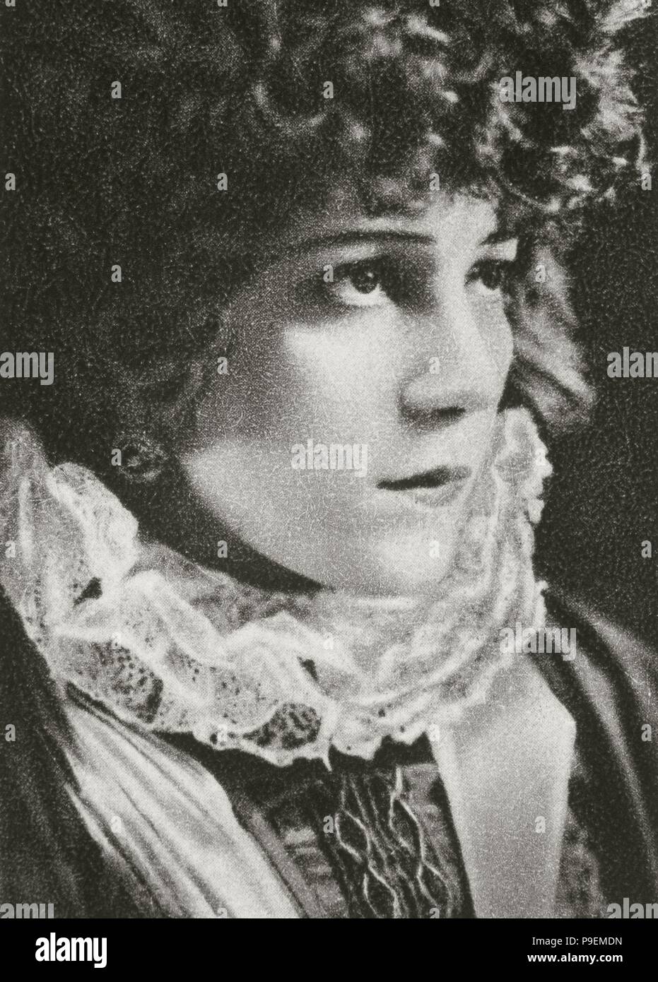 Raquel Meller (1888-1962). Spanish singer and actress. Portrait ...