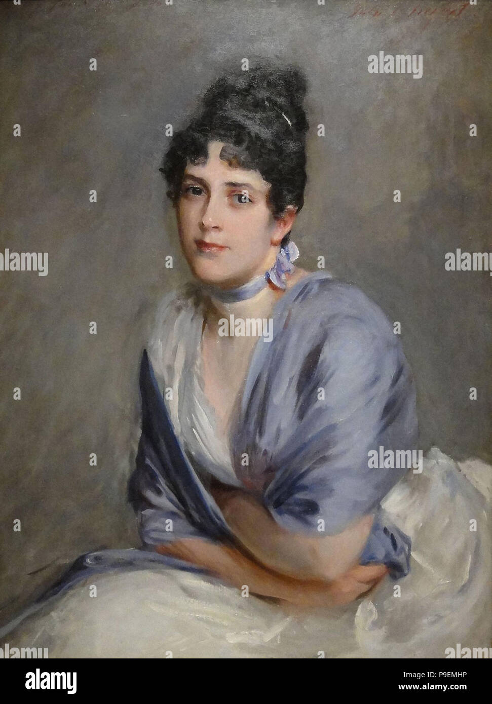 Sargent John Singer - Mrs Frank Millet Stock Photo - Alamy