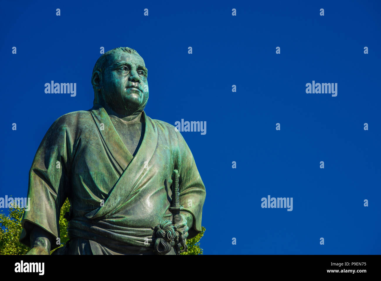 Saigo Takamori, the Last Samurai, bronze statue monument erected in ...