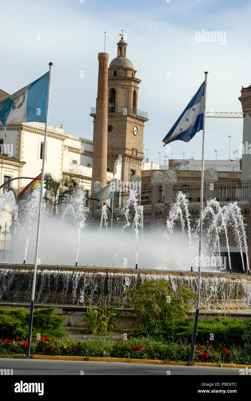 The statue of Segismundo Moret, a local politician, president of the ...