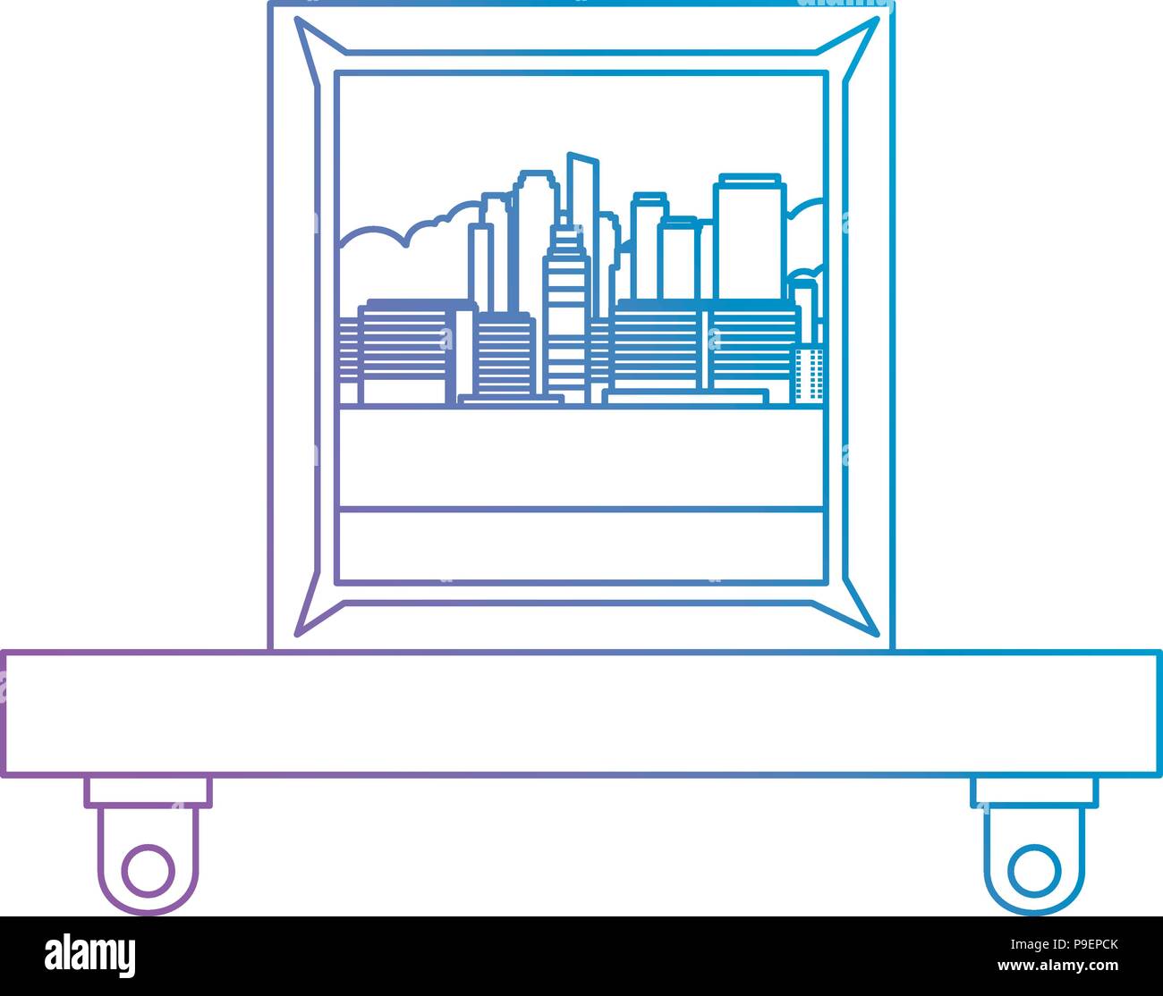 shelf with portrait icon Stock Vector Image & Art - Alamy