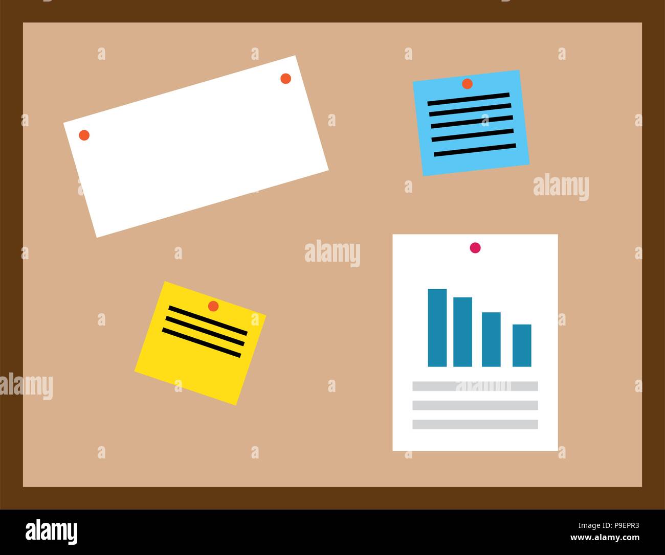 office notice board icon Stock Vector Image & Art - Alamy