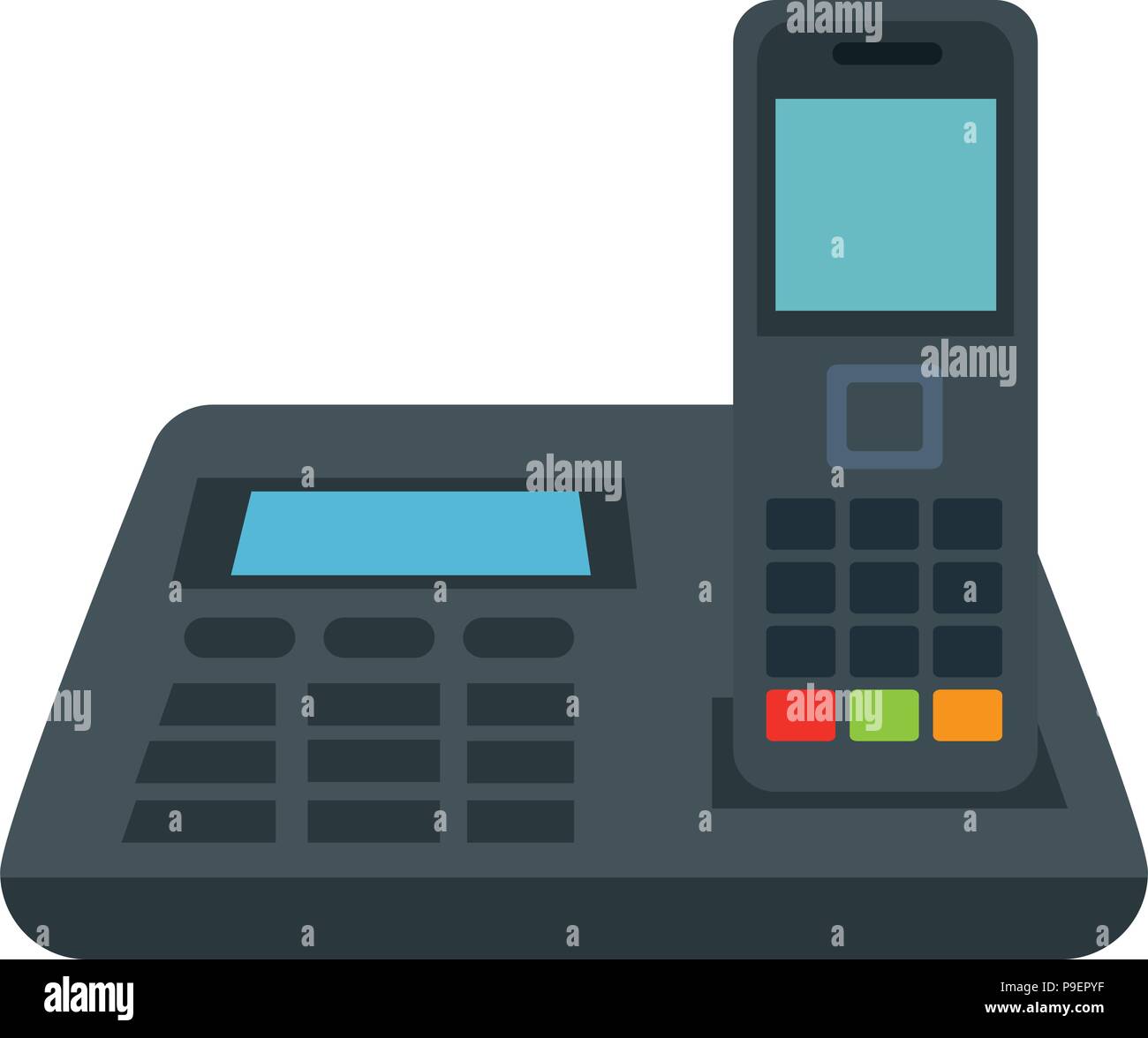 office digital telephone icon Stock Vector Image & Art - Alamy