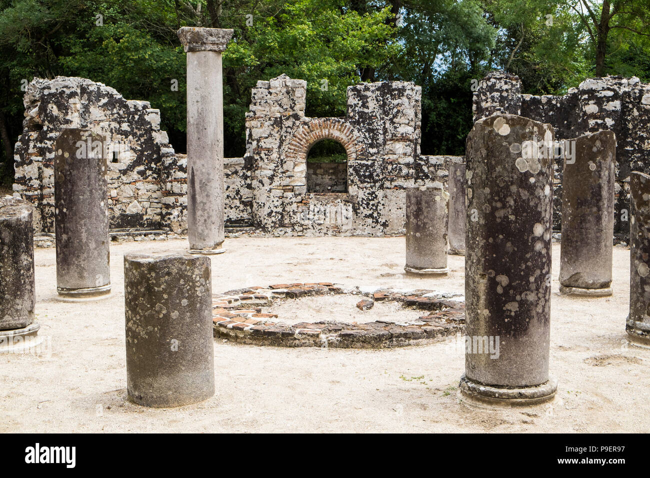 Albania, Butrint archaeological site Stock Photo - Alamy