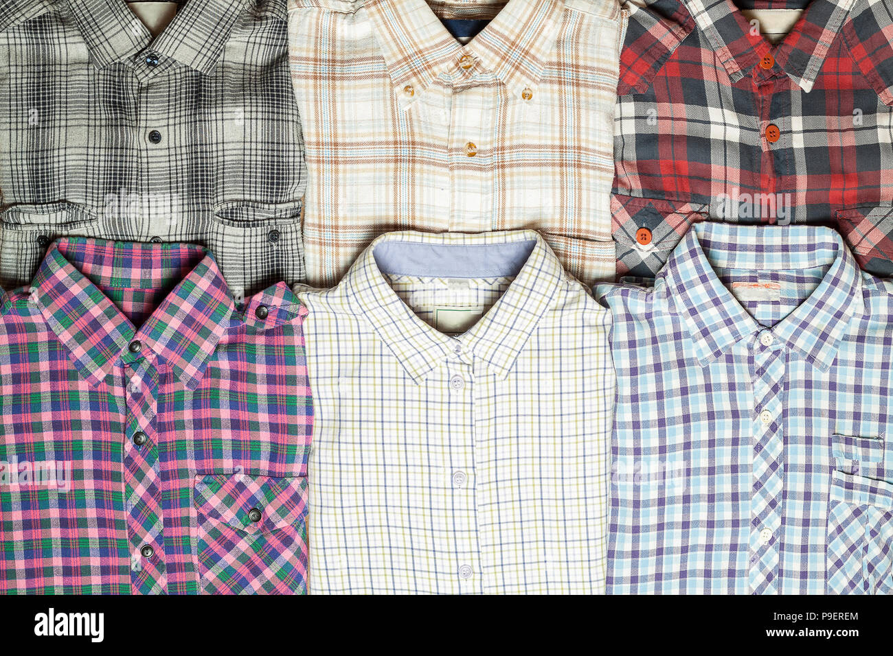 Checkered shirts hi-res stock photography and images - Alamy
