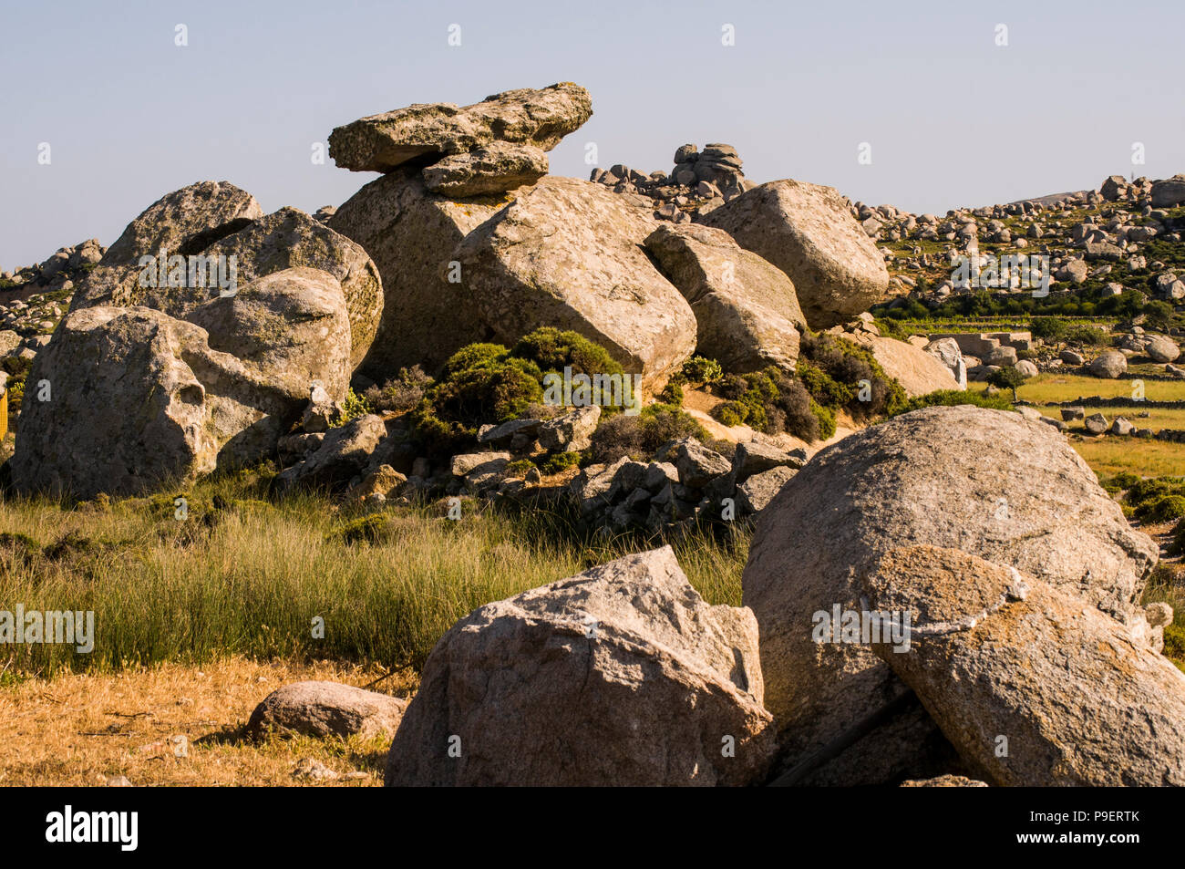 europe, greece, cyclades, tinos, island, volax, village Stock Photo - Alamy