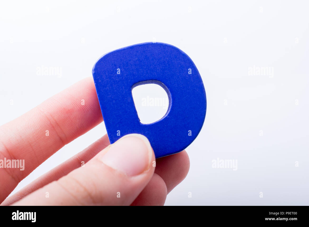 Letter cube of D of Alphabet made of wood Stock Photo - Alamy