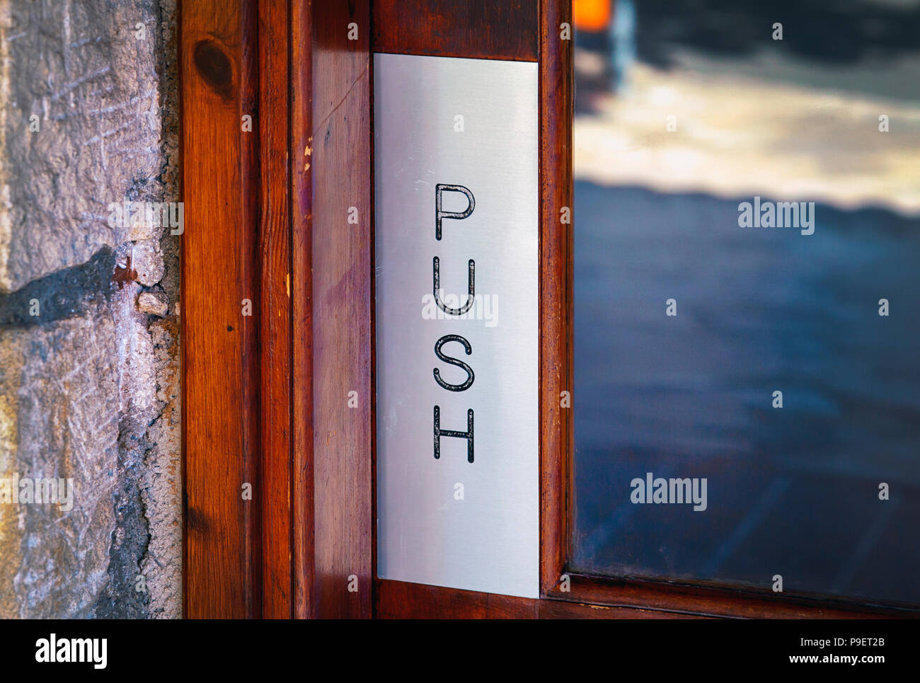 Push Door High Resolution Stock Photography and Images - Alamy