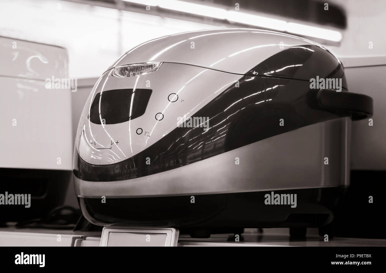 Multi-functional cooking machine on the display in the store Stock ...